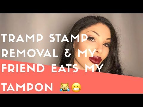 TRAMPSTAMP tattoo removal/ Hydra Facial/ And I prank my friend into eating my tampon