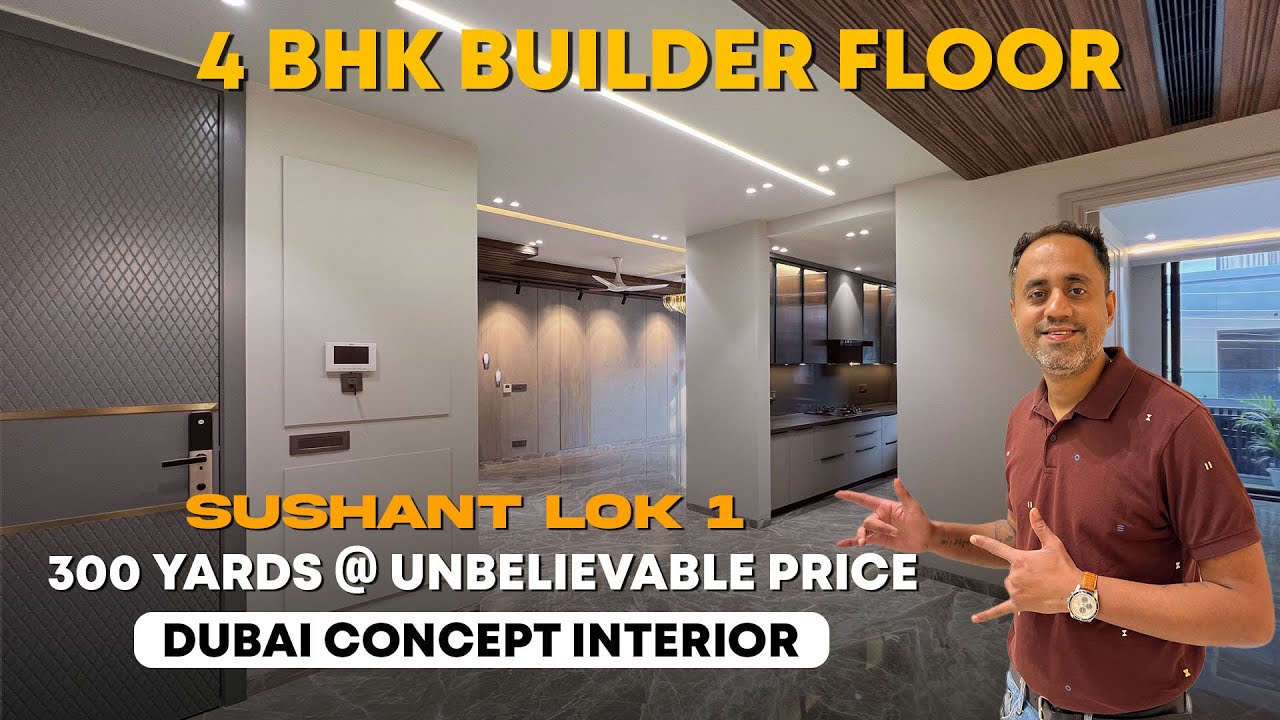 4BHK Luxury Builder Floor in Sushant Lok 1 | 5 Mins from Huda City Metro Stn. - YouTube