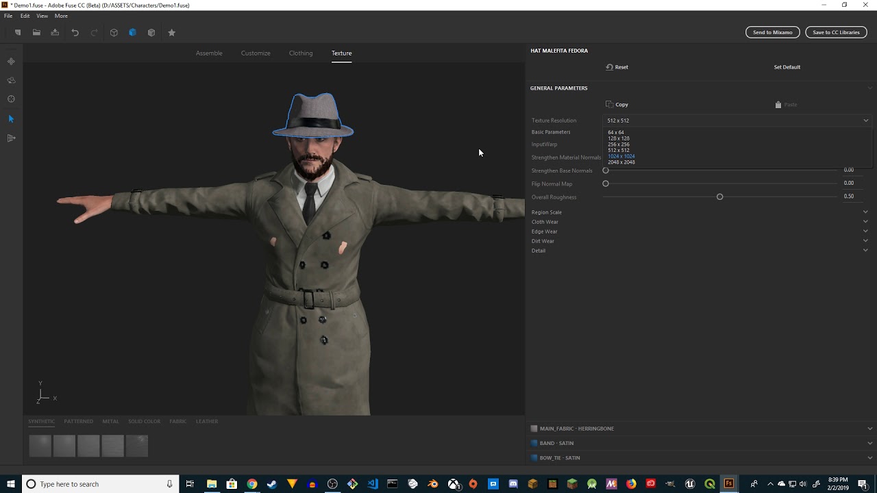 Adobe fuse assets - showschlist