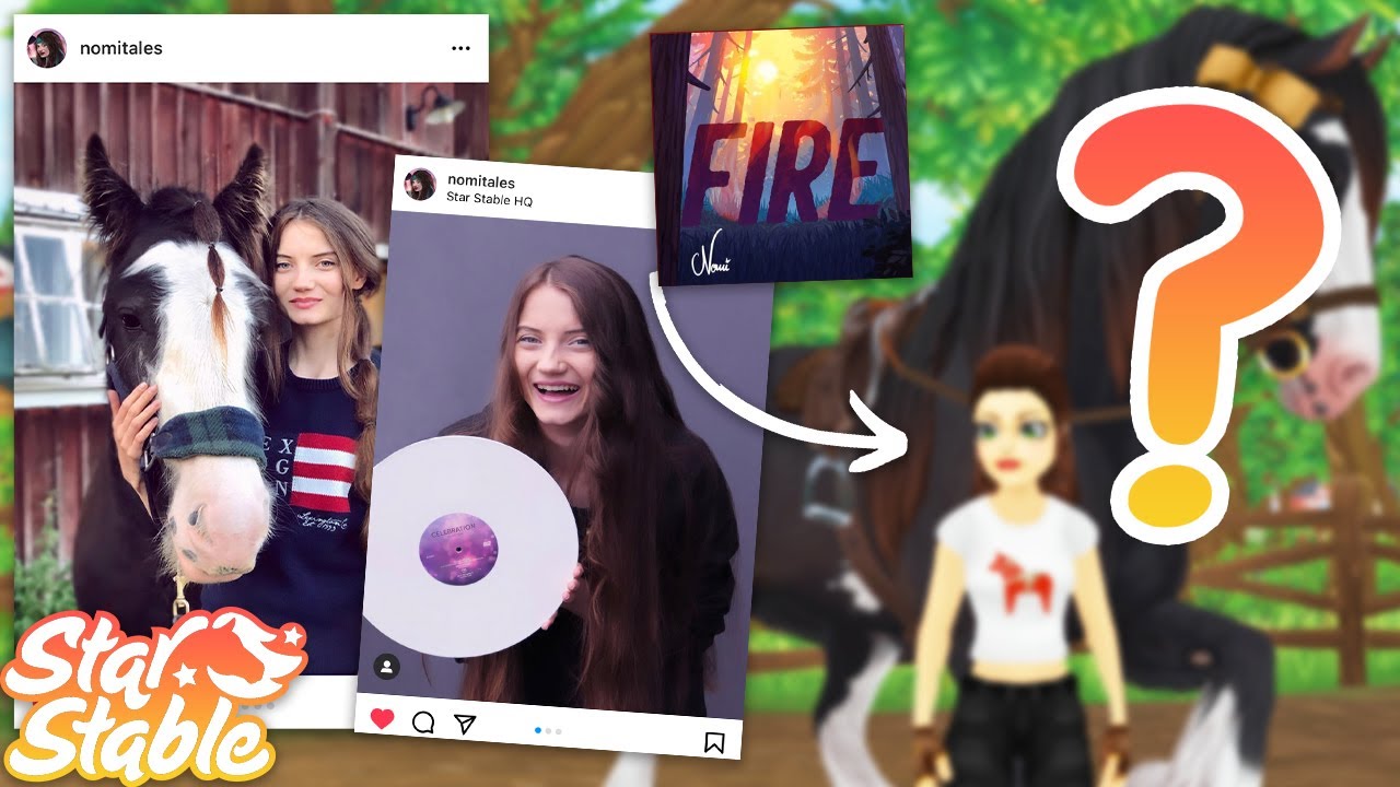 Recreating NOMI & Her REAL HORSE In Star Stable 🐴😍 - YouTube