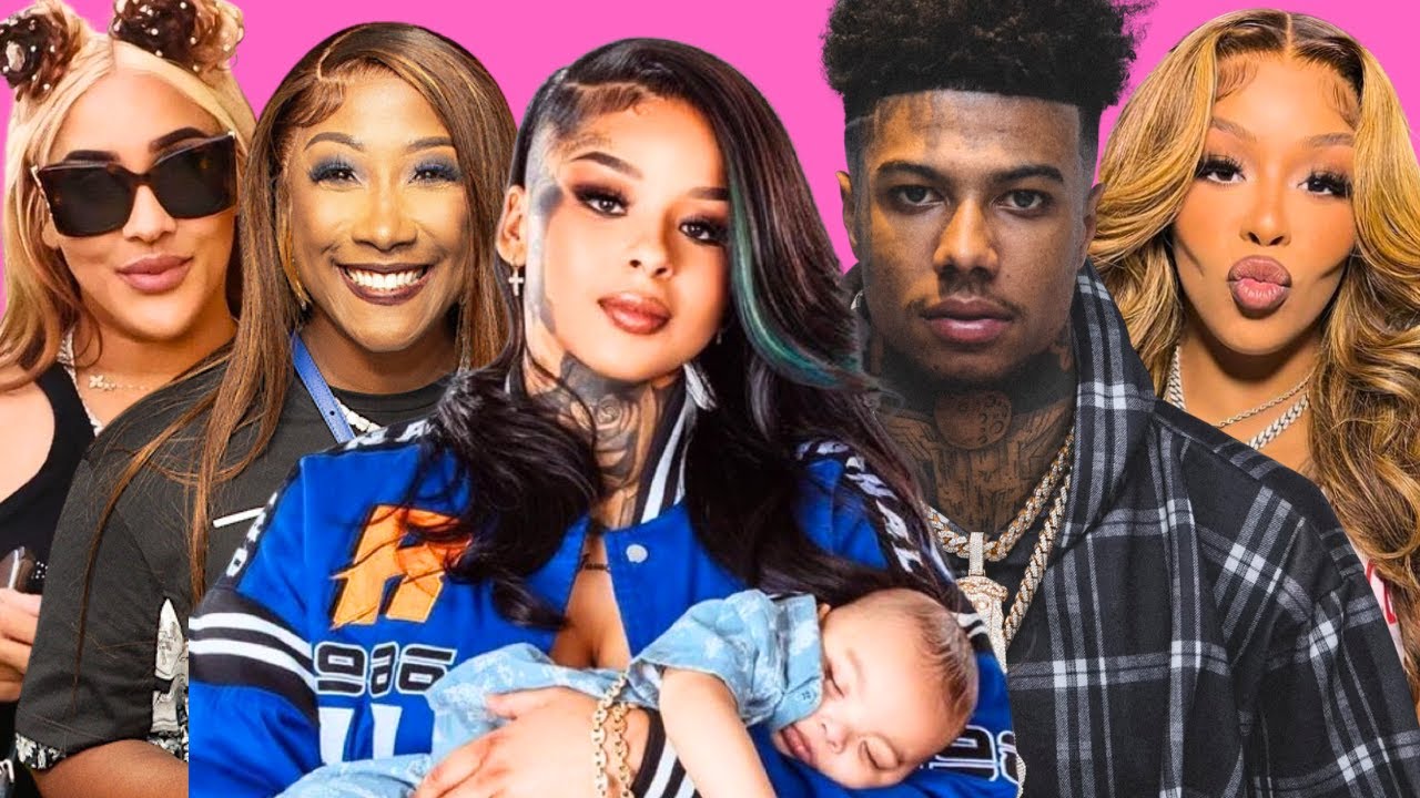 Chrisean Rock & Blueface Familes FIGHT Over Chrisean Jr. 🍼 Blueface ...