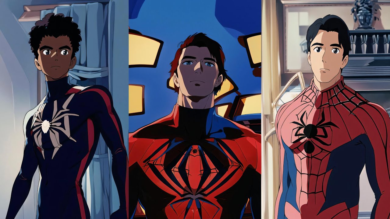 Spiderverse in Studio Ghibli Style - YouTube