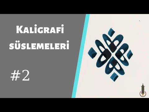 Kaligrafi süsleme | Şekiller |#tutorial