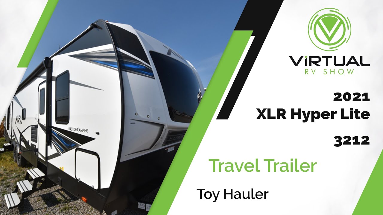 2021 XLR Hyper Lite 3212 Toy Hauler Travel Trailer Walk Through - YouTube