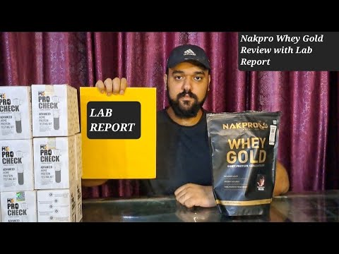 Nakpro Nutrition Whey Gold Review with Lab Test Report | Is Nakpro Whey ...