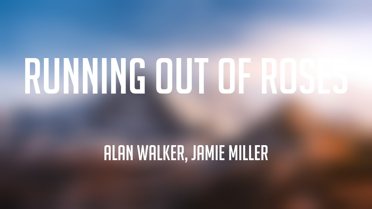 Running Out of Roses - Alan Walker, Jamie Miller {Lyrics Video} 🐛 - YouTube