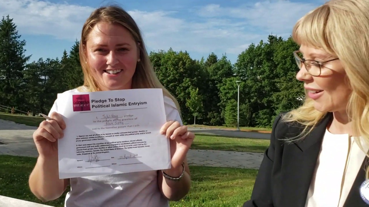 Signing The Pledge - YouTube