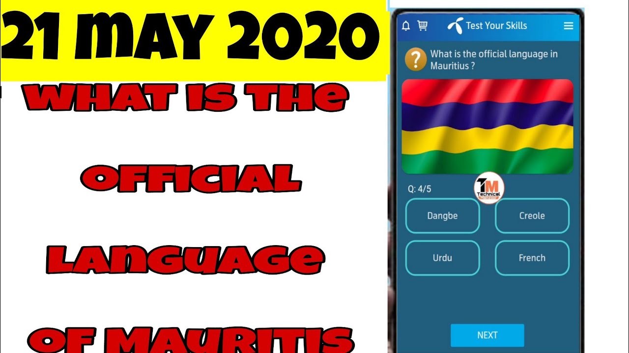 What is the official language is Mauritius? - YouTube