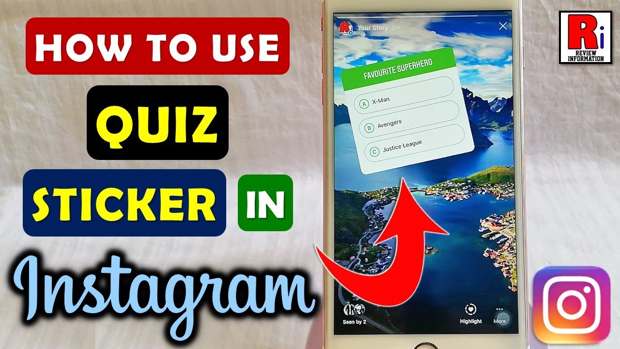 How To Use Quiz Sticker In Instagram - YouTube