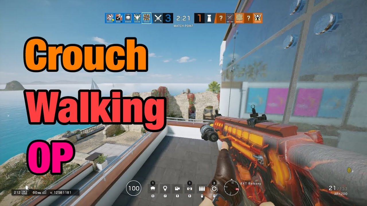 Crouch Walking OP - Rainbow Six Siege - YouTube