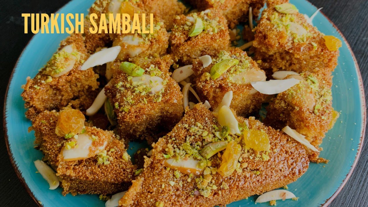 Turkish Sambali | Revani Dessert with Sooji (No Egg, Oil or Flour ...