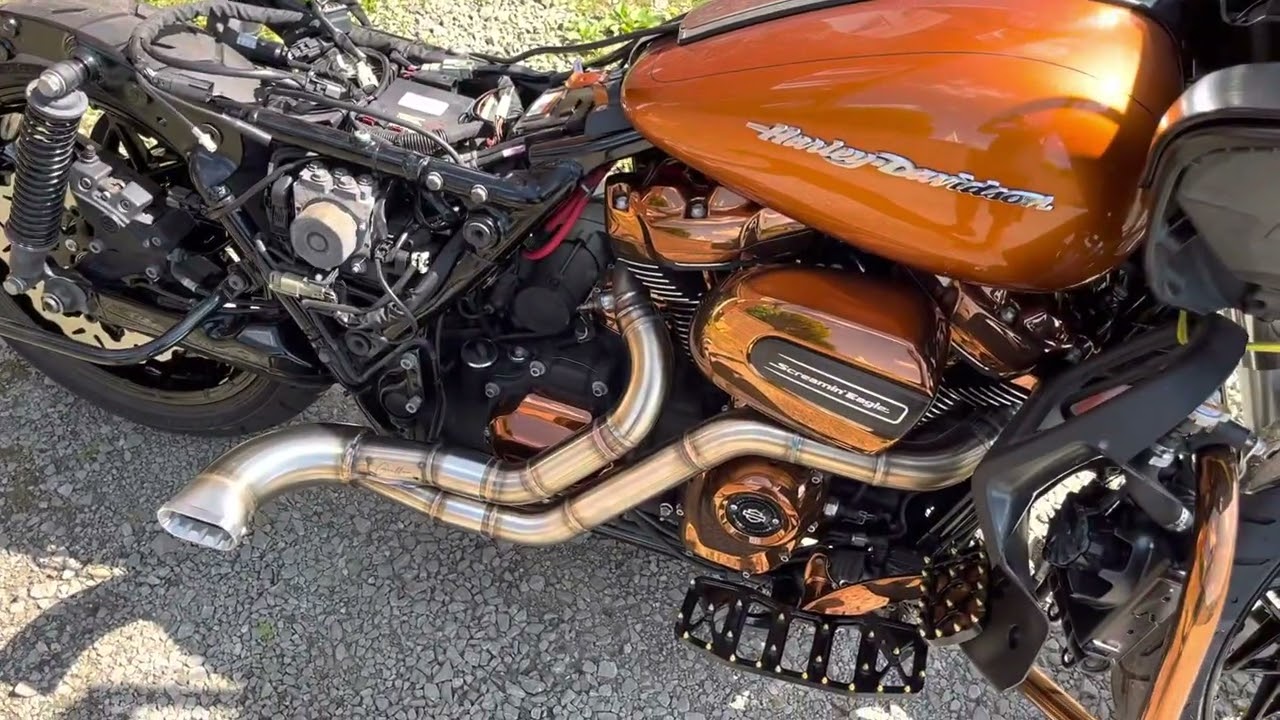 Graffeo Exhaust S&S 475 cam Reving - YouTube