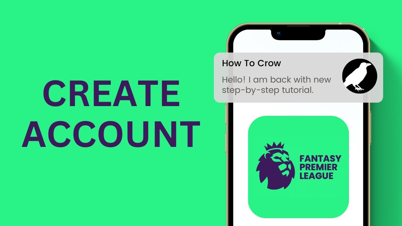 How to Create Fantasy Premier League Account - YouTube