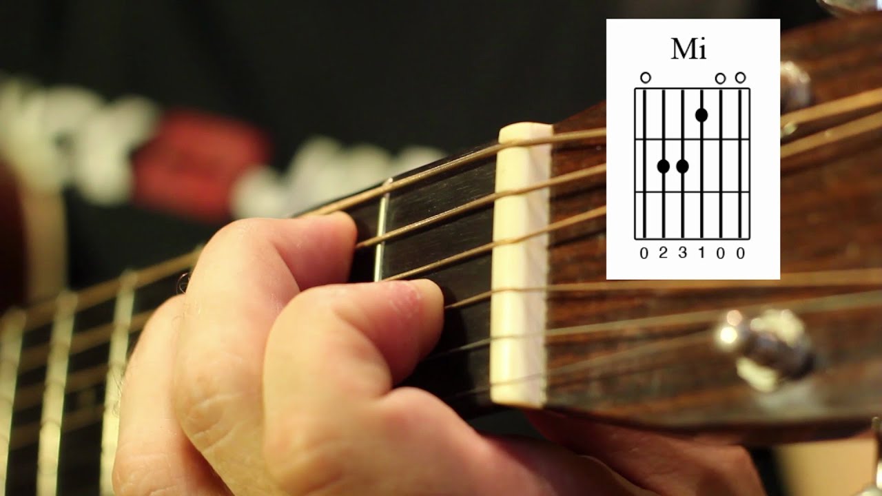 Guitarra Facil #1: Tu Primer Acorde (Mi) - YouTube