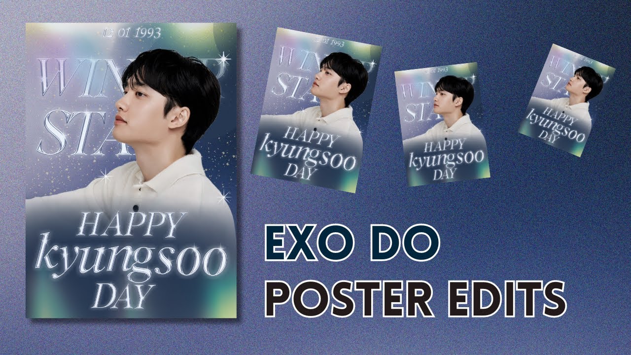 D.O EXO Doh Kyungsoo 디오 | Fan Birthday Meeting | Canva Posters ...