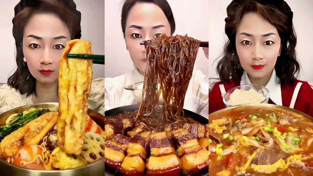 Chinese Food Mukbang Eating Show Asmr | 마라샹궈밥 먹방 | 삼겹살과중국당면 먹방 ...