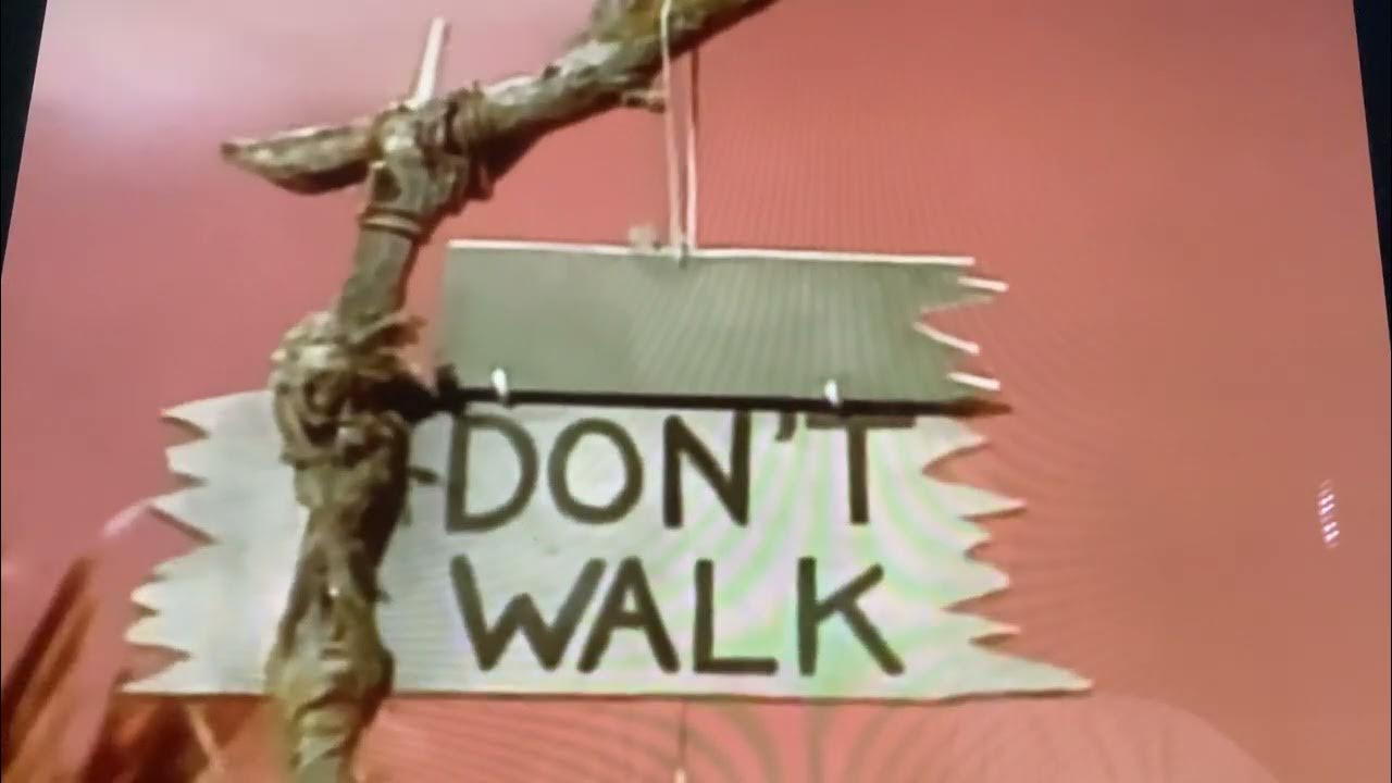 Sesame Street Caveman Days Dont Walk Sign Youtube