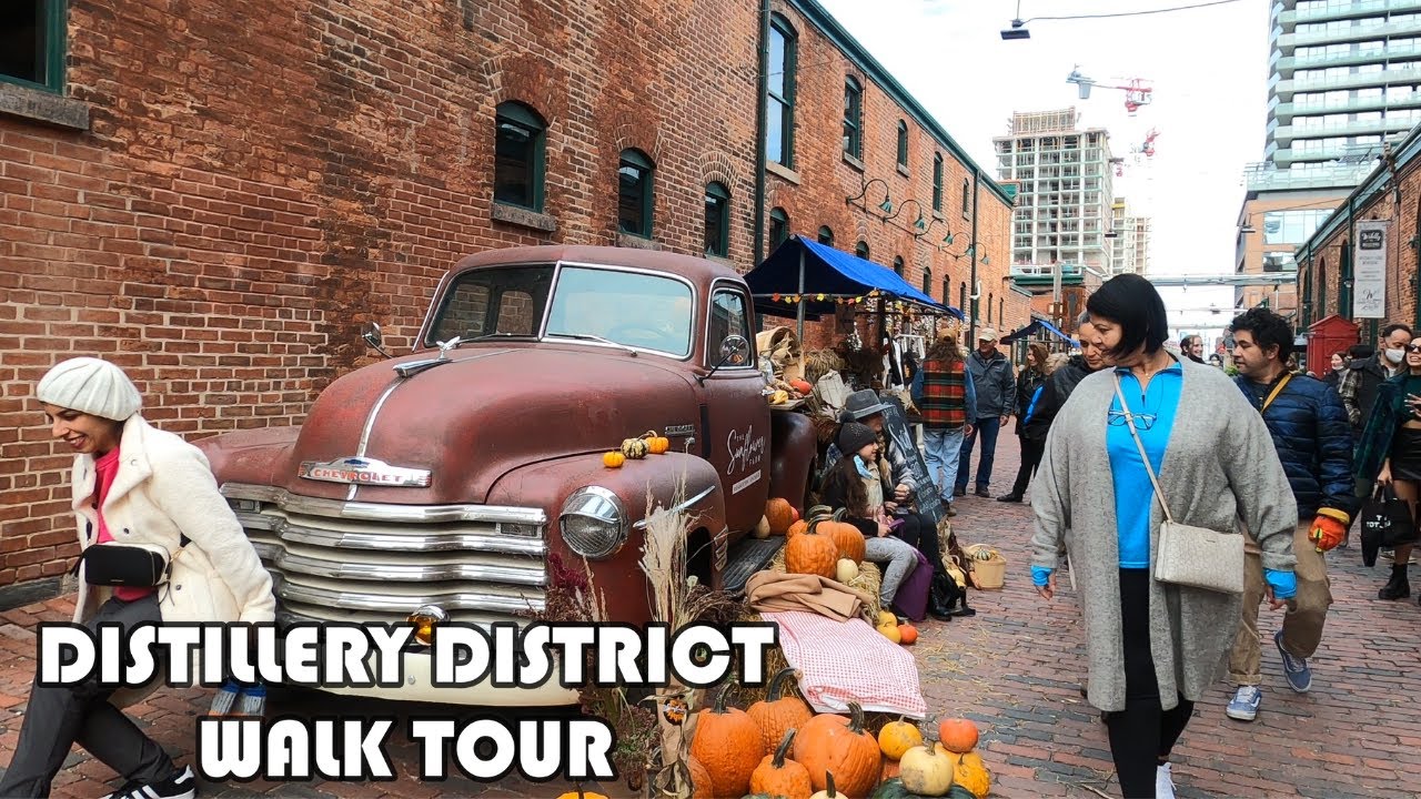 4k Toronto Distillery Historic District Walk Tour - YouTube