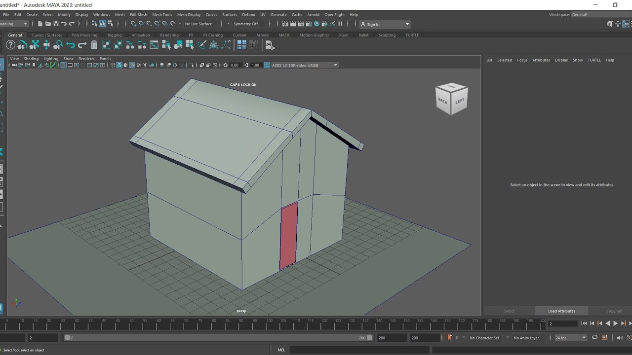 HOW TO CREATE SIMPLE BUILDING IN MAYA 2023.. - YouTube