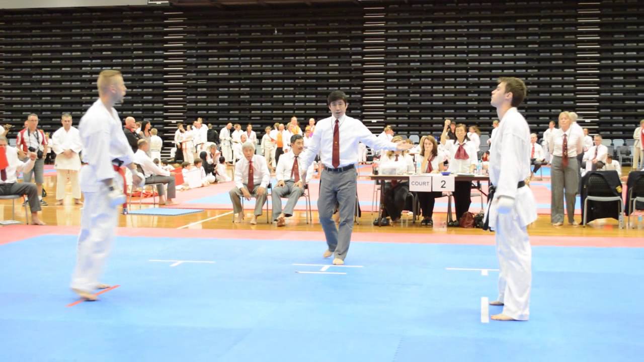 All JKA National Men's Final Kumite Competition - Match 18 - YouTube