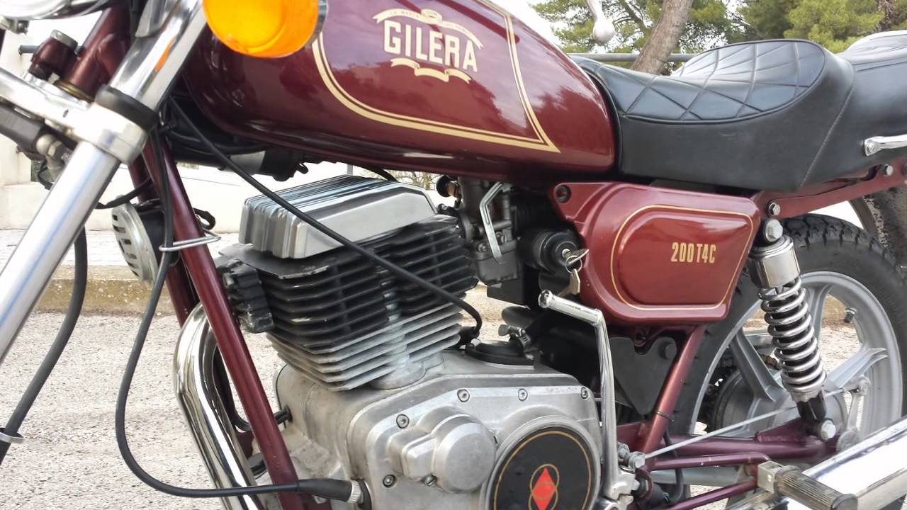 Gilera 200 T4 C - YouTube