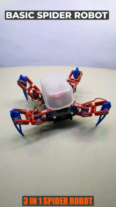 3 In 1 Spider Robot | Basic, Obstacle Avoiding, Bluetooth Controling ...