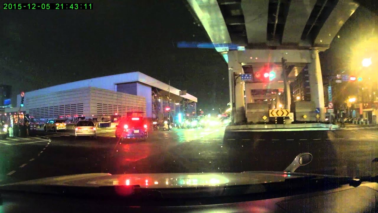 Trywin DTN-3DX Mirror 夜間平面道路測試 2 - YouTube