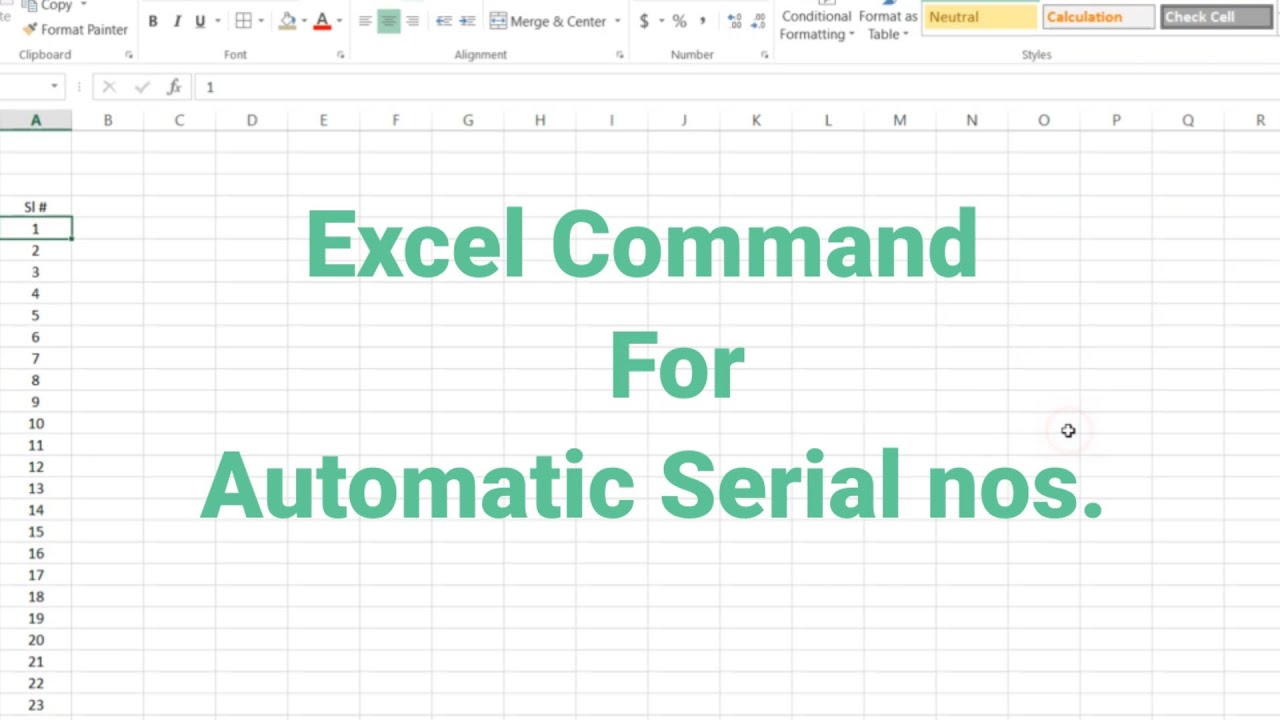 Automatic Serial Number In Excel Excel Me Auto Serial Number Kaise automatic-serial-number-in-excel-excel-me-auto-serial-number-kaise