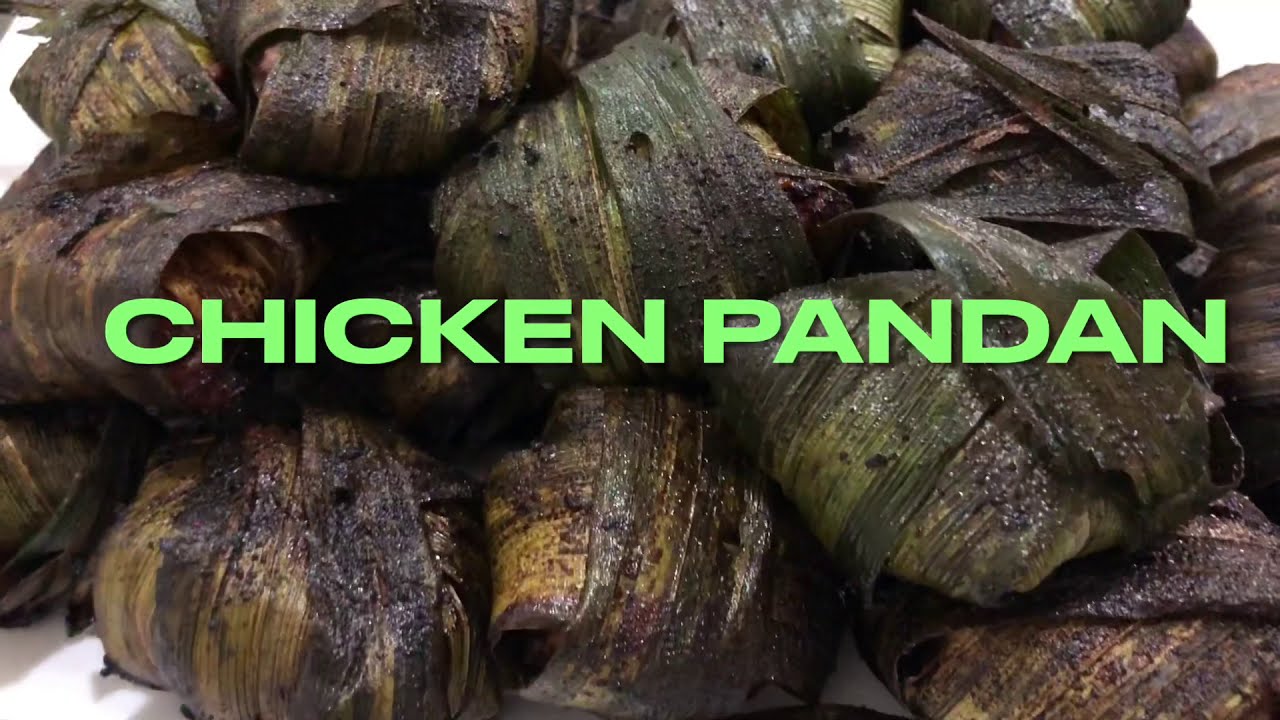 EASY TO COOK CHICKEN WRAPPED IN PANDAN LEAVES - THAI FOOD - YouTube