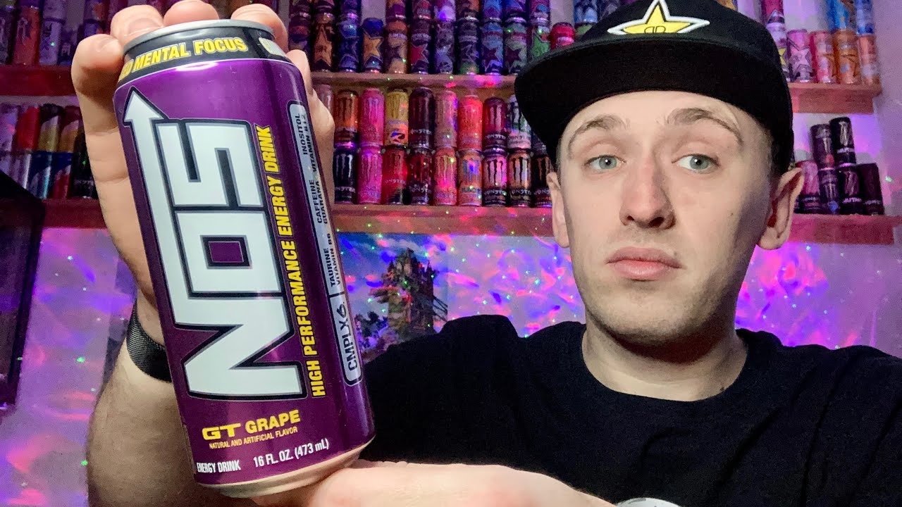 Drink Review - NOS: GT Grape - YouTube