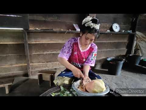 Niam txawm tooj tuav qaub rau peb sawv daws noj qab kawg li - YouTube