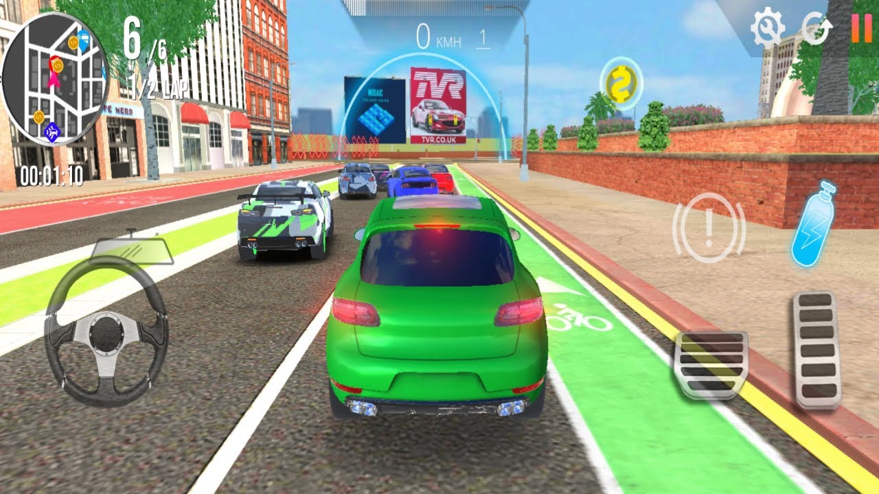 Car Real Simulator City Map : Driving Simulator(Android Gameplay) - YouTube