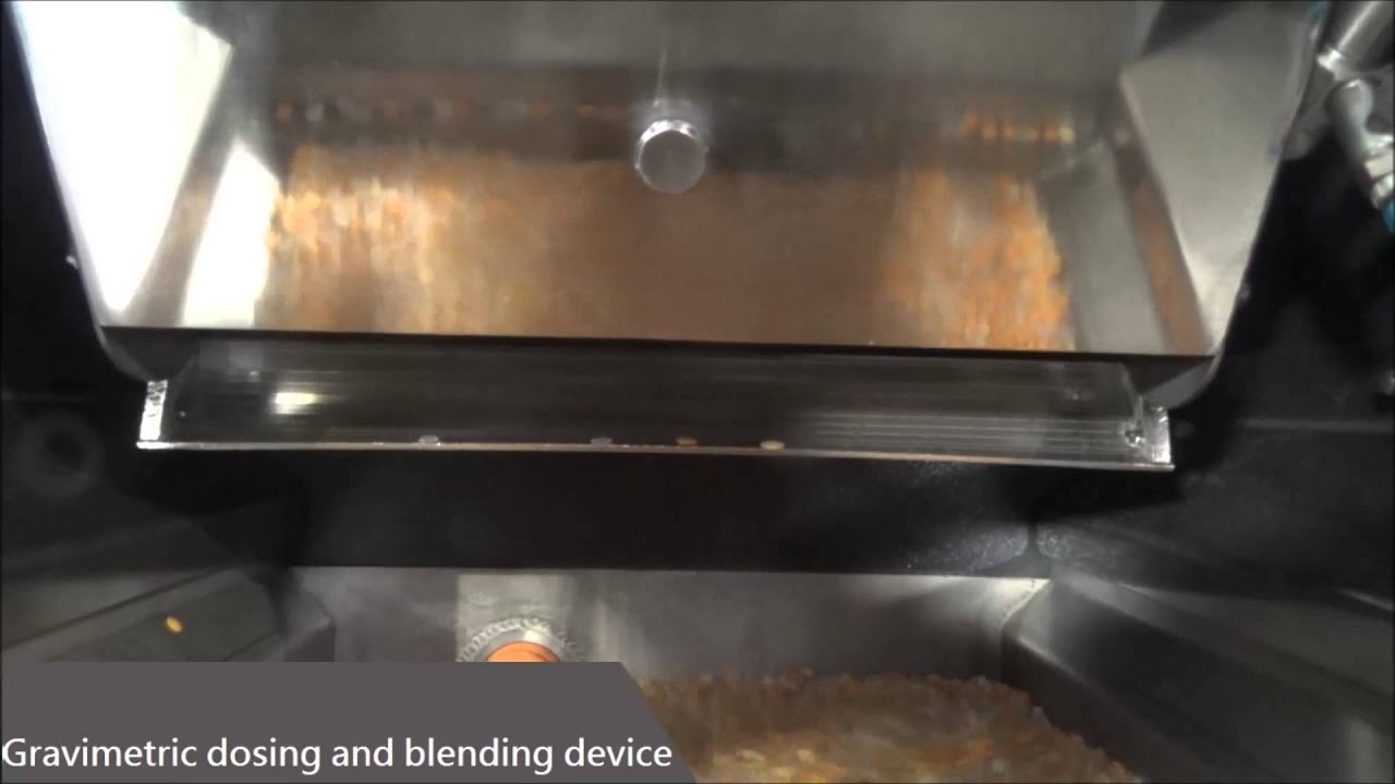 Film blowing with masterbatch dosing - YouTube