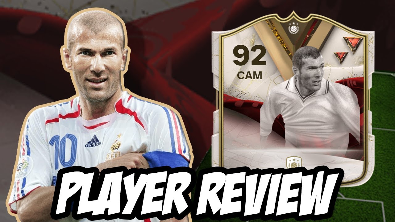 92 ZIDANE DYNASTY ICON - Player Review | ULTIMATE TEAM 24 - YouTube