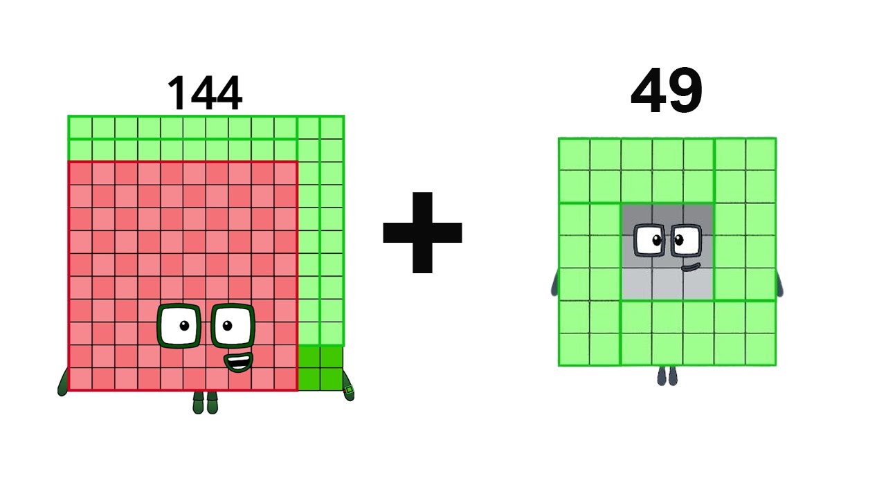 Numberblocks Math: Undecimalblocks Square on the Moon | Numberblocks ...