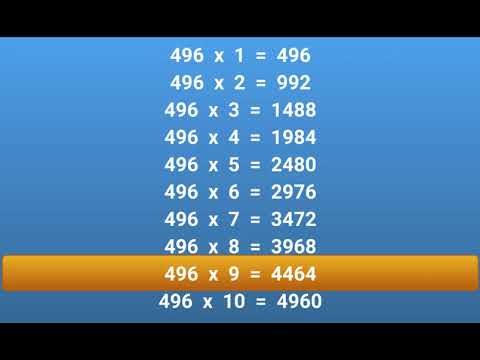 Multiplication Table 491 to 500 | Math Table 491 to 500 - YouTube