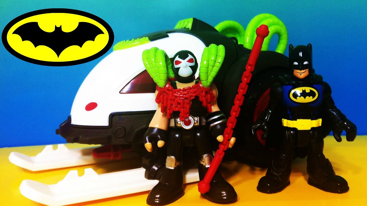 IMAGINEXT Bane Battle Sled Batman Fisher-Price Unboxing Review - YouTube