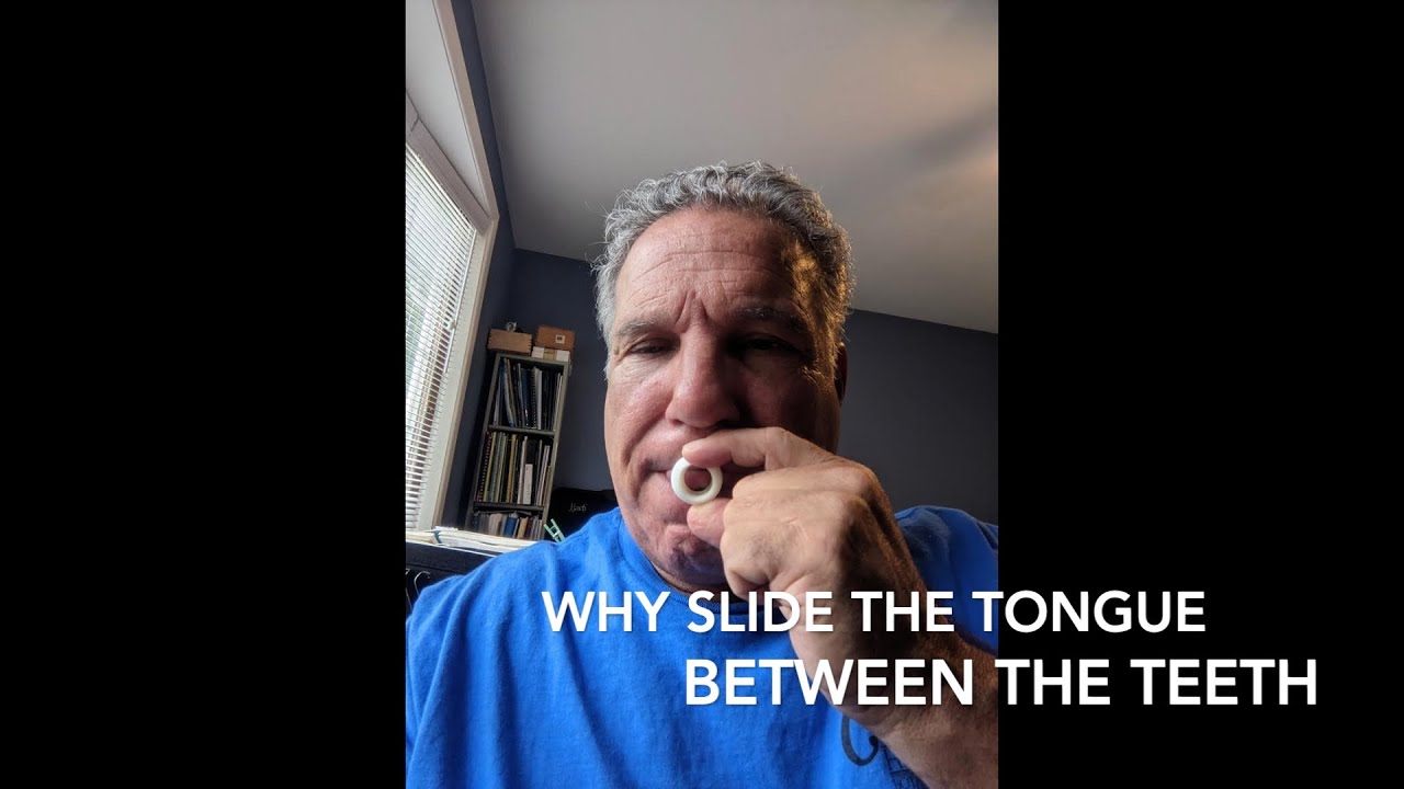 Why slide the tongue between the teeth and lips with Trumpet On. - YouTube