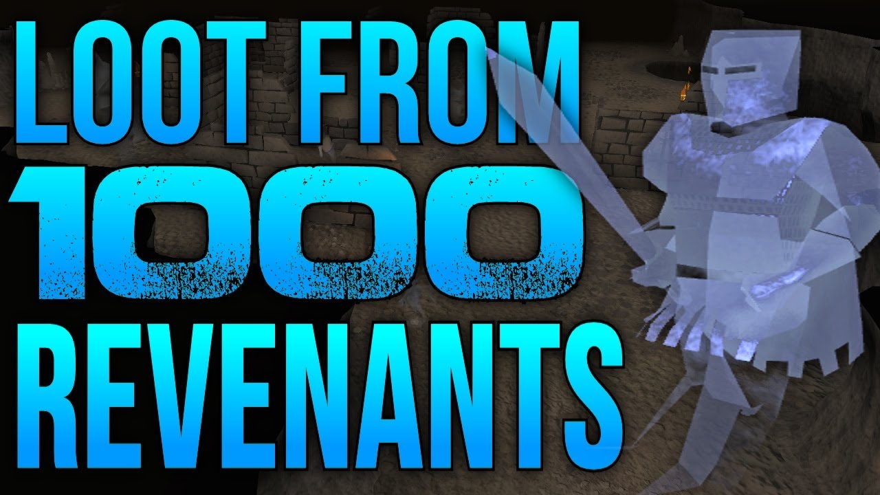 Runescape - Loot From 1000 Revenants - YouTube