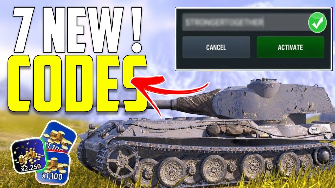 NEW! World Of Tanks Blitz Bonus Codes - WOT Blitz Codes - wot Codes ...