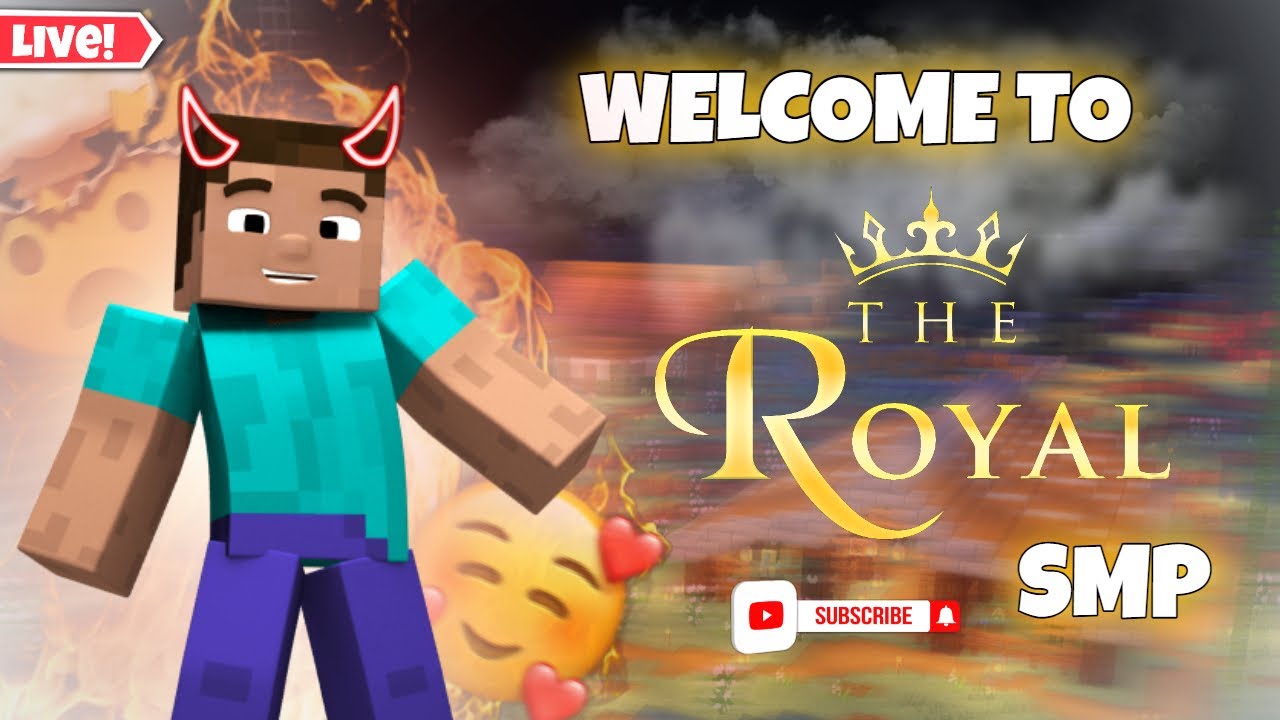 WELCOME TO THE ROYAL SMP | MINECRAFT LIVE STREAM | GOD GAMING 978 - YouTube