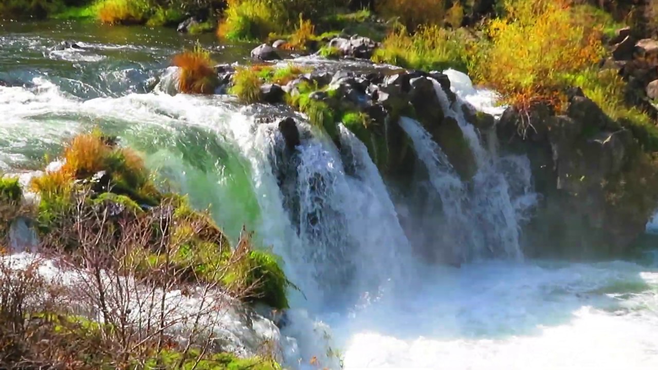 Stealhead Falls and Deschutes River; Central Oregon - YouTube