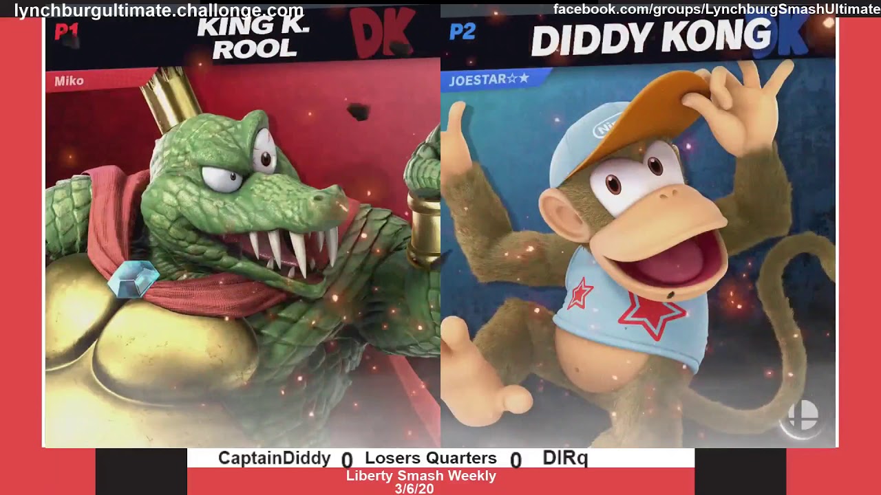 LSW - Captain Diddy (King K Rool) vs. DIRq (Diddy Kong) - Loser's ...