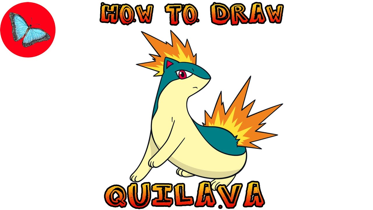 How To Draw Quilava Pokemon | Drawing Animals - YouTube