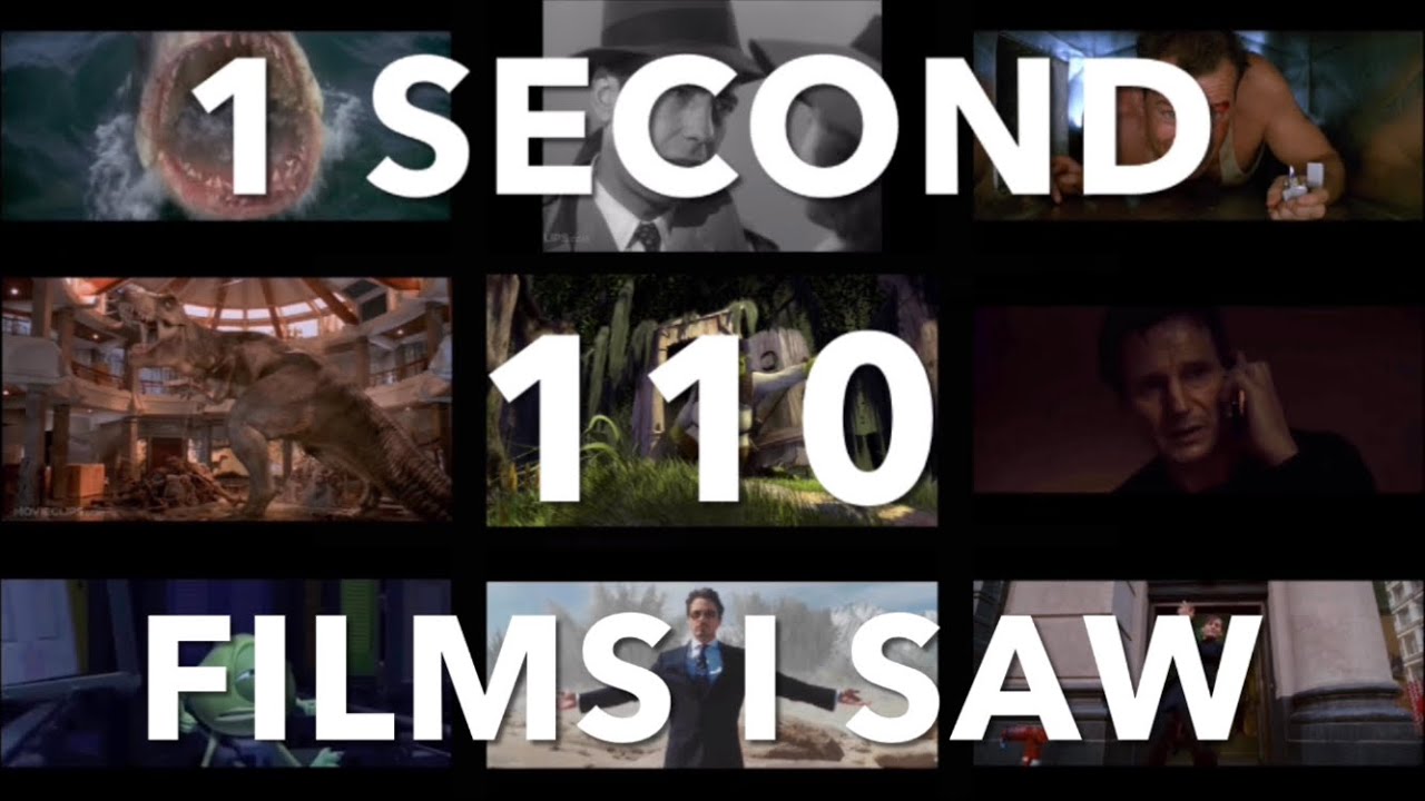 One second from every film I watched in 2021 - YouTube