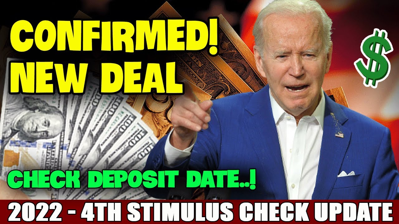 Stimulus Check 4th Update APRIL 2022 - CONFIRMED NEW DEAL! CHECK ...
