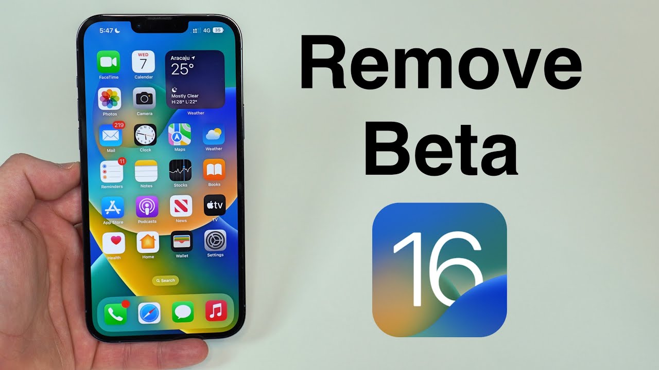 iOS 16 - How to Remove the Beta and Update to Final Version! - YouTube