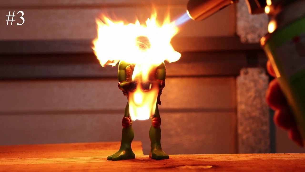 TOY'S BLASTED WITH BLOW TORCH!! - YouTube