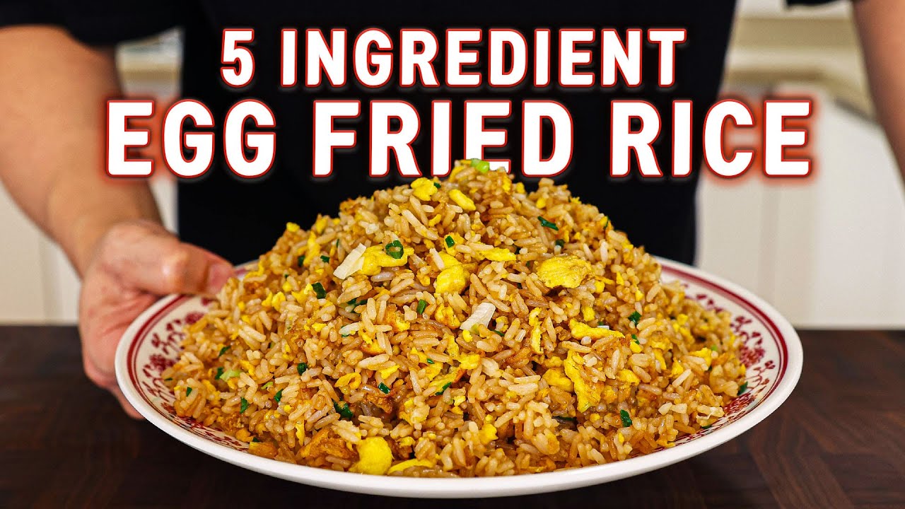 5 Ingredient Egg Fried Rice In 10 Minutes! - YouTube
