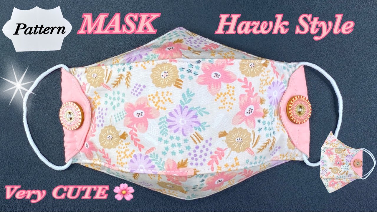 DIY Breathable Face Mask Hawk Style | Easy Sewing & Easy Pattern | NO ...